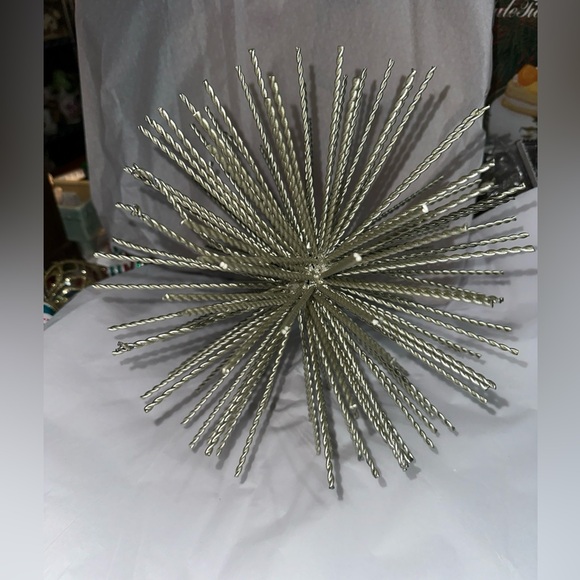 unbranded | Art | Metal Spike Atomic Mcm Starburst Modern Silver Art ...